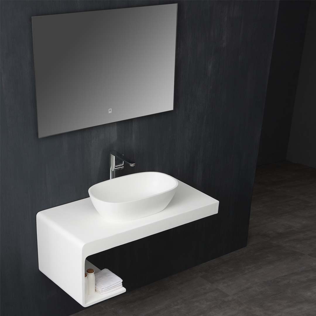 Solid surface-Top leading bathrooms vanity manufacturer